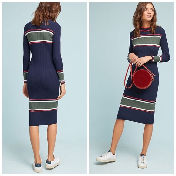 Anthropologie | Dresses | Anthro Varsity Dress | Poshmark